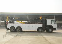 China Sinotruk HOWO 8x4 371HP 50 Ton 360 Degree Rotation Wrecker Tow Truck Recovery Vehicle for sale