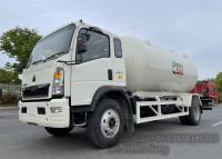China Sinotruk HOWO 6x4 160HP 15000L 8T LPG Bobtail Tank Truck with Dispenser for sale