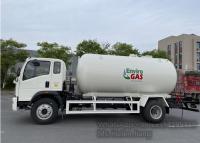China Sinotruk HOWO 6x4 160HP 15000L 8T LPG Bobtail Tank Truck with Dispenser for sale