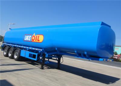 China 3 Axle 42CBM Fuel Tank Trailer 42000L Oil Tanker Semi Trailer 3 Compartments for sale