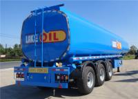 China 3 Axle 42CBM Fuel Tank Trailer 42000L Oil Tanker Semi Trailer 3 Compartments for sale
