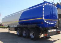 China 3 Axle 42CBM Fuel Tank Trailer 42000L Oil Tanker Semi Trailer 3 Compartments for sale