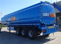 China 3 Axle 42CBM Fuel Tank Trailer 42000L Oil Tanker Semi Trailer 3 Compartments for sale