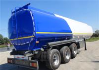 China 3 Axle 42CBM Fuel Tank Trailer 42000L Oil Tanker Semi Trailer 3 Compartments for sale