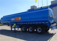 China 3 Axle 42CBM Fuel Tank Trailer 42000L Oil Tanker Semi Trailer 3 Compartments for sale