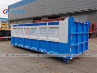 China Sinotruk 10 Ton Hook Lift Garbage Truck 220 HP Hydraulic Tipping Box for sale
