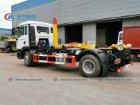 China Sinotruk SITRAK LHD Pull Arm Construction Garbage Transport Truck 15 Ton Dumping Box for sale