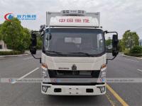China Sinotruk Howo 5 Ton Frozen Meat Delivery Refrigerator Truck 4x2 3760ml Diesel for sale