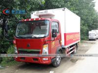 China 3-Ton Seafood Refrigerated Truck Trailer with Thermo King Freezer - 5995×2600×3630mm Dimensions, -18°C Temperature Range for sale
