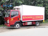 China 3-Ton Seafood Refrigerated Truck Trailer with Thermo King Freezer - 5995×2600×3630mm Dimensions, -18°C Temperature Range for sale