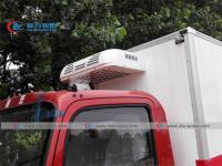 China 3-Ton Seafood Refrigerated Truck Trailer with Thermo King Freezer - 5995×2600×3630mm Dimensions, -18°C Temperature Range for sale