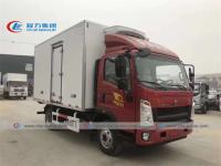 China Sinotruk 4000kg Cold Room Refrigerated Truck with 8cm Insulation and -18°C Temperature Control for Fresh Food Delivery for sale