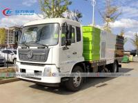 China 12T Dongfeng Vacuum Road Cleaning Truck 10 Cubic Meter Hopper 9000L Water Tank for sale