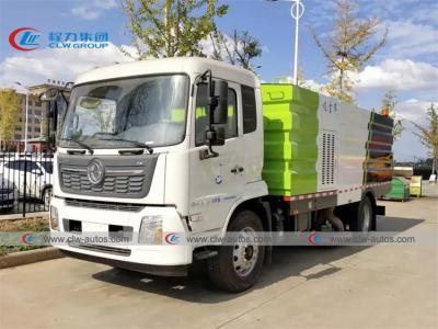 China 12T Dongfeng Vacuum Road Cleaning Truck 10 Cubic Meter Hopper 9000L Water Tank for sale