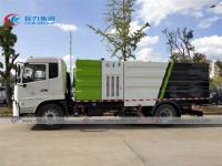 China 12T Dongfeng Vacuum Road Cleaning Truck 10 Cubic Meter Hopper 9000L Water Tank for sale