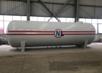 China Horizontal 25cbm 2100mm Propane Gas Storage Tank LPG Stationary Tank 1.77MPa for sale