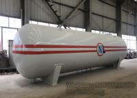 China Horizontal 25cbm 2100mm Propane Gas Storage Tank LPG Stationary Tank 1.77MPa for sale