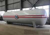China Horizontal 25cbm 2100mm Propane Gas Storage Tank LPG Stationary Tank 1.77MPa for sale