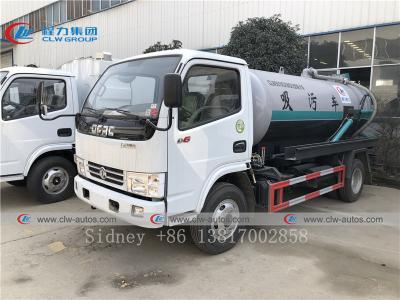 China Dongfeng Duolika 4x2 Vacuum Sewer Suction Truck 6000L Sewage Tank Euro 2 for sale