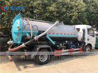 China Dongfeng Duolika 4x2 Vacuum Sewer Suction Truck 6000L Sewage Tank Euro 2 for sale