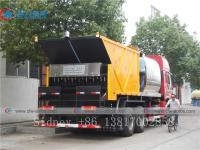 China HOWO 6x4 Stainless Steel Q304-2B Asphalt Paving Truck 8m3 Tank 12m3 Stone Hopper for sale