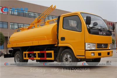 China Dongfeng 4x2 8000 Liters Vacuum Septic Tanker Truck Euro 3 Diesel for sale