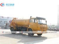 China Shacman 4x2 10000 Liters Vacuum Sewage Suction Truck Sewer Cleaning Tanker for sale