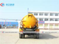 China Shacman 4x2 10000 Liters Vacuum Sewage Suction Truck Sewer Cleaning Tanker for sale