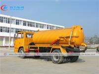 China Shacman 4x2 10000 Liters Vacuum Sewage Suction Truck Sewer Cleaning Tanker for sale