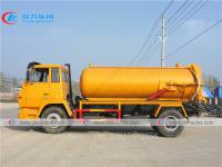 China Shacman 4x2 10000 Liters Vacuum Sewage Suction Truck Sewer Cleaning Tanker for sale