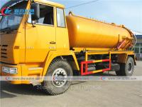 China Shacman 4x2 10000 Liters Vacuum Sewage Suction Truck Sewer Cleaning Tanker for sale