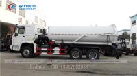 China Sinotruk HOWO 6x4 336HP 12000L Vacuum Sewage Suction Truck Euro 2 for sale