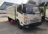 China JMC 4x2 LHD Diesel Engine Vacuum Road Sweeper Truck 8cbm Garbage Tank 4.0cbm Water Tank for sale