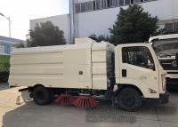 China JMC 4x2 LHD Diesel Engine Vacuum Road Sweeper Truck 8cbm Garbage Tank 4.0cbm Water Tank for sale