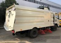 China JMC 4x2 LHD Diesel Engine Vacuum Road Sweeper Truck 8cbm Garbage Tank 4.0cbm Water Tank for sale
