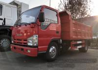 China ISUZU 600p 4x2 Dump Truck 8-10 Ton Payload 5.193L Engine 140kW Power for sale