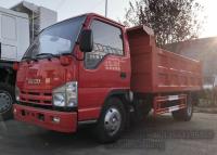 China ISUZU 600p 4x2 Dump Truck 8-10 Ton Payload 5.193L Engine 140kW Power for sale