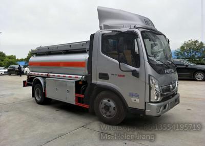 China FOTON AUMARK 4x2 6 Wheels 4m3 5000L Mobile Refueling Tank Truck for Sale for sale