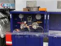 China HOWO 4x2 LHD 15000 Liters LPG Gas Truck with Dispenser 15cbm 7.5 Tons Propane Bobtail for sale
