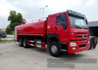China Sinotruk HOWO 6x4 371HP Fire Fighting Truck 20000L Water Tank Forest Rescue for sale