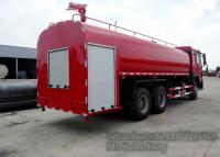 China Sinotruk HOWO 6x4 371HP Fire Fighting Truck 20000L Water Tank Forest Rescue for sale