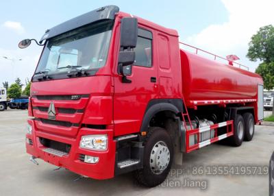 China Sinotruk HOWO 6x4 371HP Fire Fighting Truck 20000L Water Tank Forest Rescue for sale