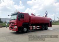 China Sinotruk HOWO 6x4 371HP Fire Fighting Truck 20000L Water Tank Forest Rescue for sale