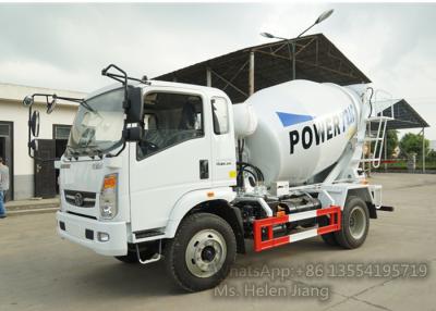 China YUCHAI Diesel Engine 4m3 5m3 Concrete Mixer Truck with 160HP and 400L Water Tank for sale