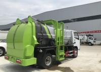 China Dongfeng 4x2 120HP 6 Wheeler Side Loader Refuse Truck 5m3 Garbage Compactor for sale