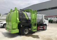 China Dongfeng 4x2 120HP 6 Wheeler Side Loader Refuse Truck 5m3 Garbage Compactor for sale