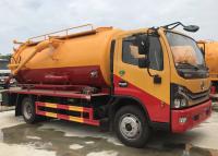 China Dongfeng 4x2 8500Pa Vacuum Sewage Suction Truck 10.5CBM Tank for sale