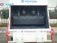 China Foton Ollin 8cbm 4x2 Compactor Garbage Truck for City Trash Collection 141HP for sale
