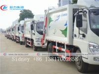 China Foton Ollin 8cbm 4x2 Compactor Garbage Truck for City Trash Collection 141HP for sale