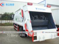 China Foton Ollin 8cbm 4x2 Compactor Garbage Truck for City Trash Collection 141HP for sale